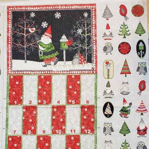 Debbie Mumm Winter Gnomes Panel - Etsy