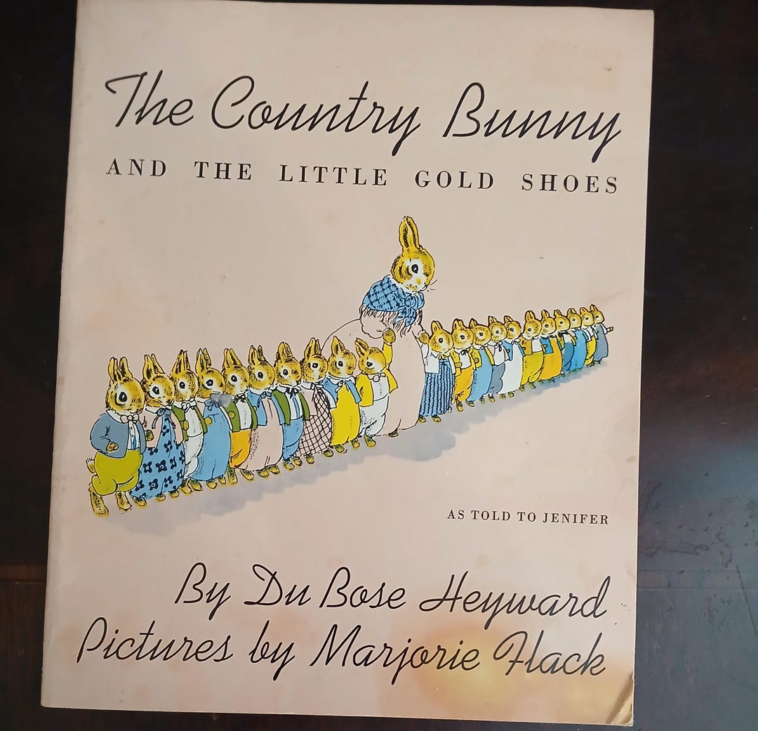 The Country Bunny and the Little Gold Shoes by Du Bose Heyward - Etsy
