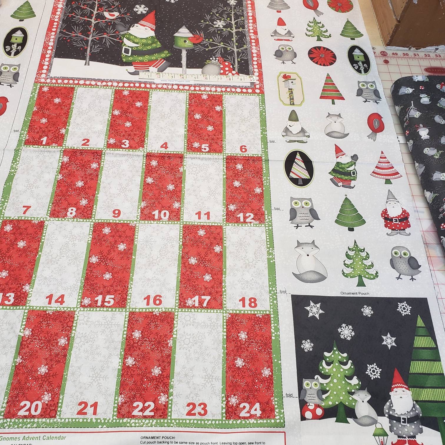 Debbie Mumm Winter Gnomes Panel - Etsy