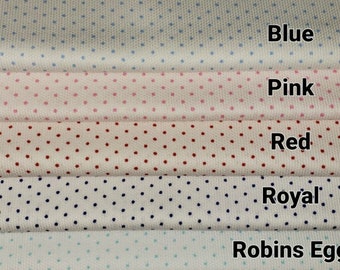 Blue Dot Fabric | Etsy