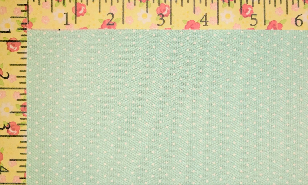 White Dots on Robins Egg Pique 100% Cotton 60W Fabric Finders Robins ...