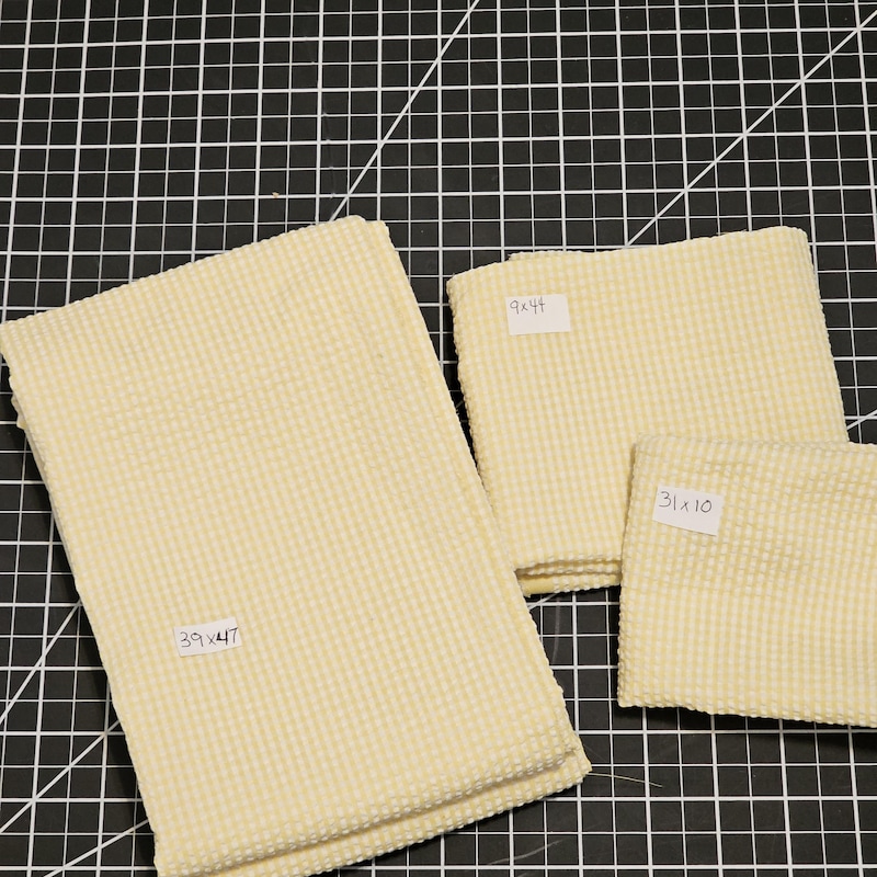 Yellow Seersucker - Etsy