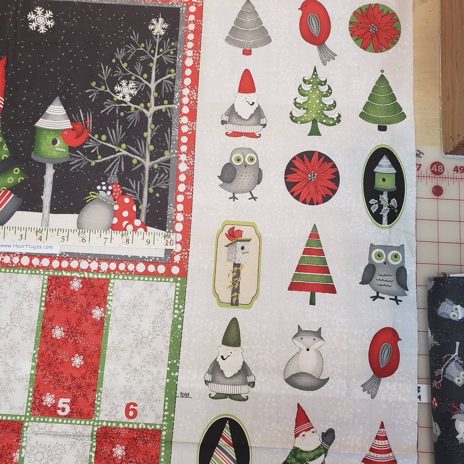 Debbie Mumm Winter Gnomes Panel - Etsy