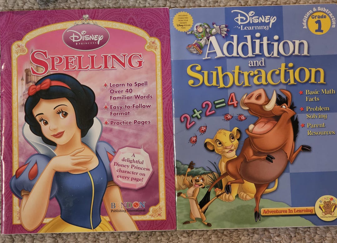 Disney Spelling , Addition and Subtraction - Etsy