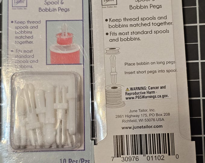 Thread Mate Spool & Bobbin Pegs June Tailor JT-1102 - Etsy