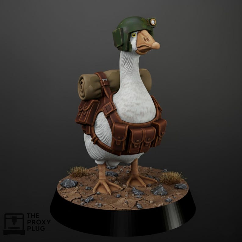 Grimdark Goose Guard Model Gift Tabletop Sci Fi Wargaming Proxy - Etsy