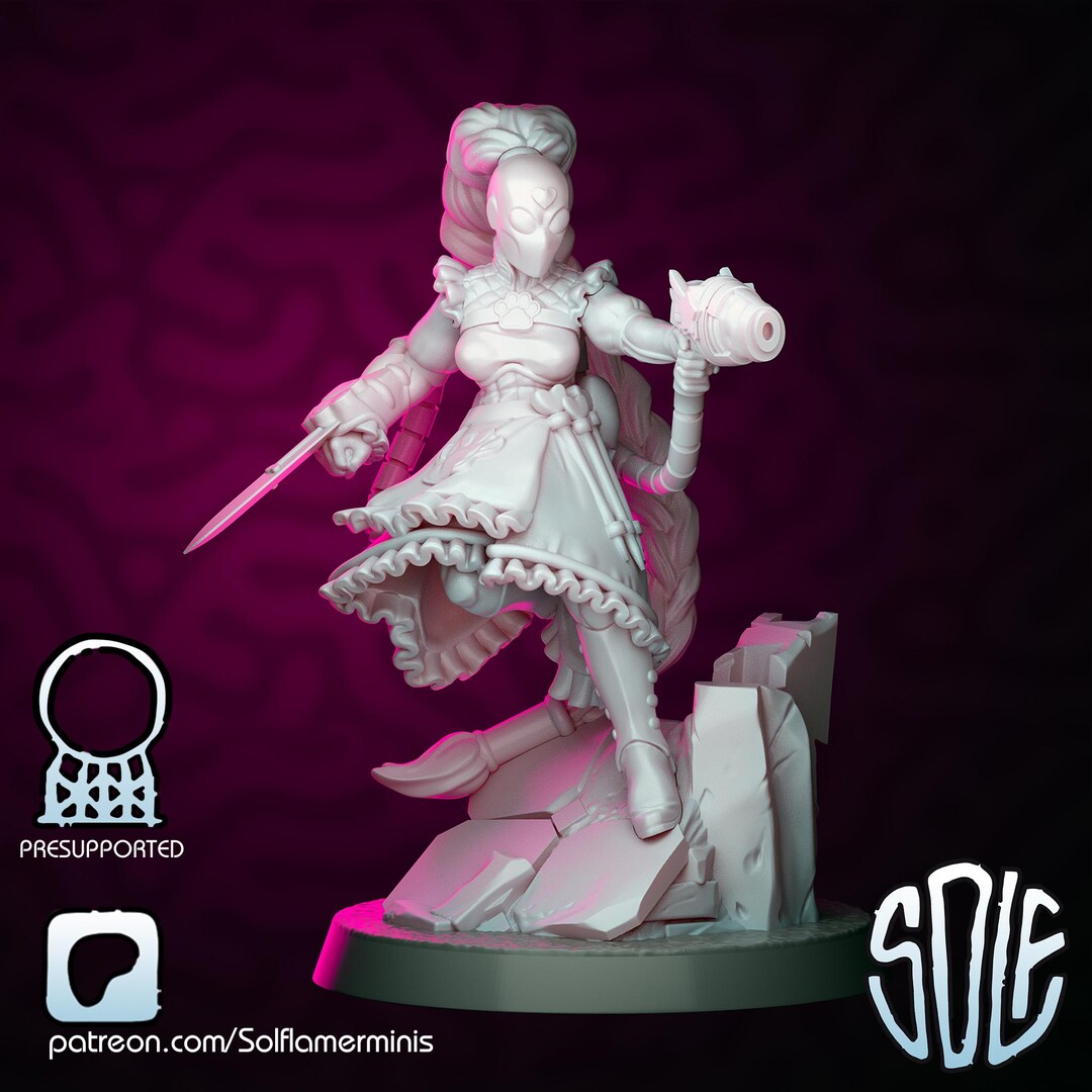 Cosmic Maids Shapeshifter Assassin | Tabletop Sci Fi Miniature ...
