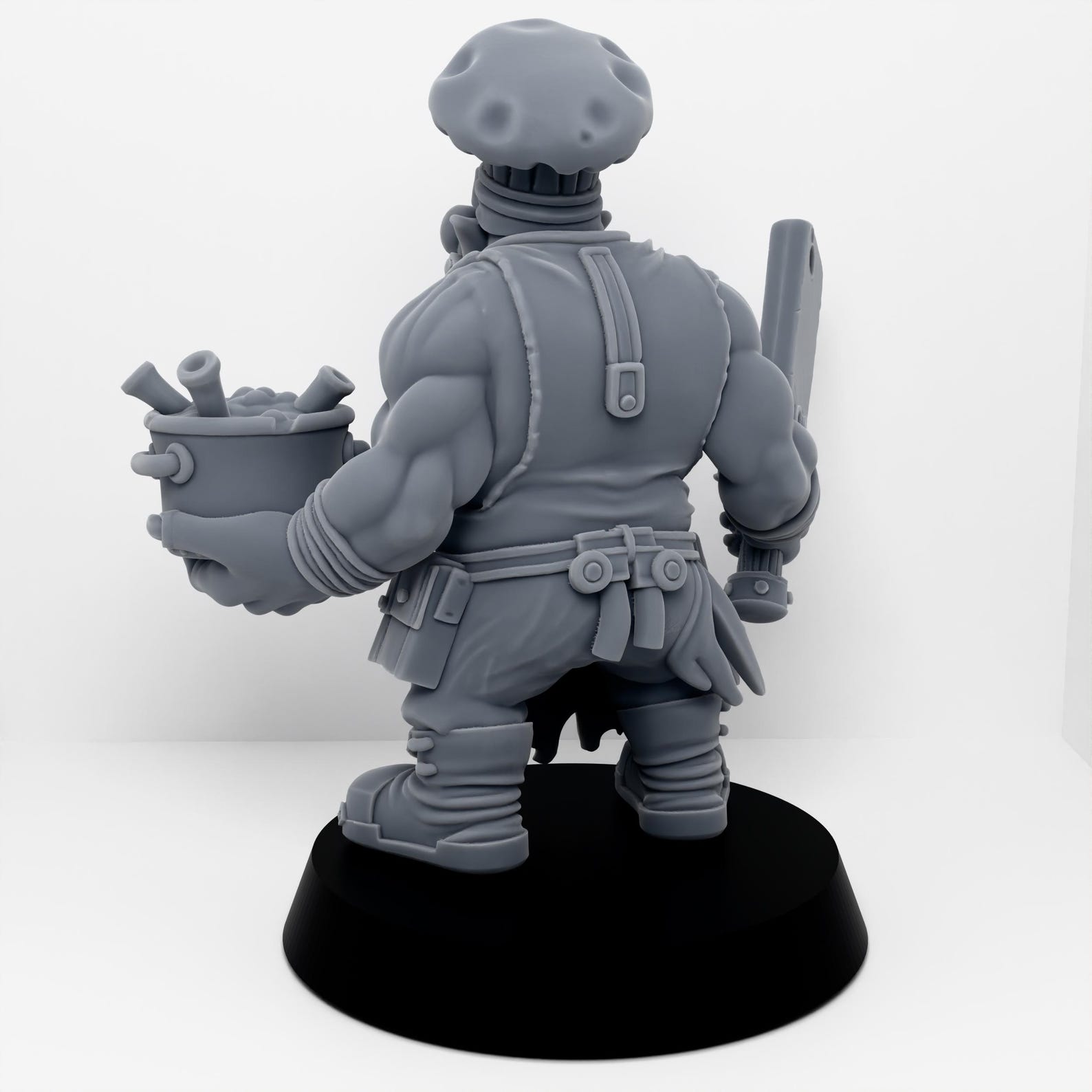 Orc Chef Warboss Tabletop Sci Fi Orcs Marines Wargaming Proxy 3D ...