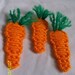 Plastic Canvas Easter Carrot Magnets Set of 3 - Etsy