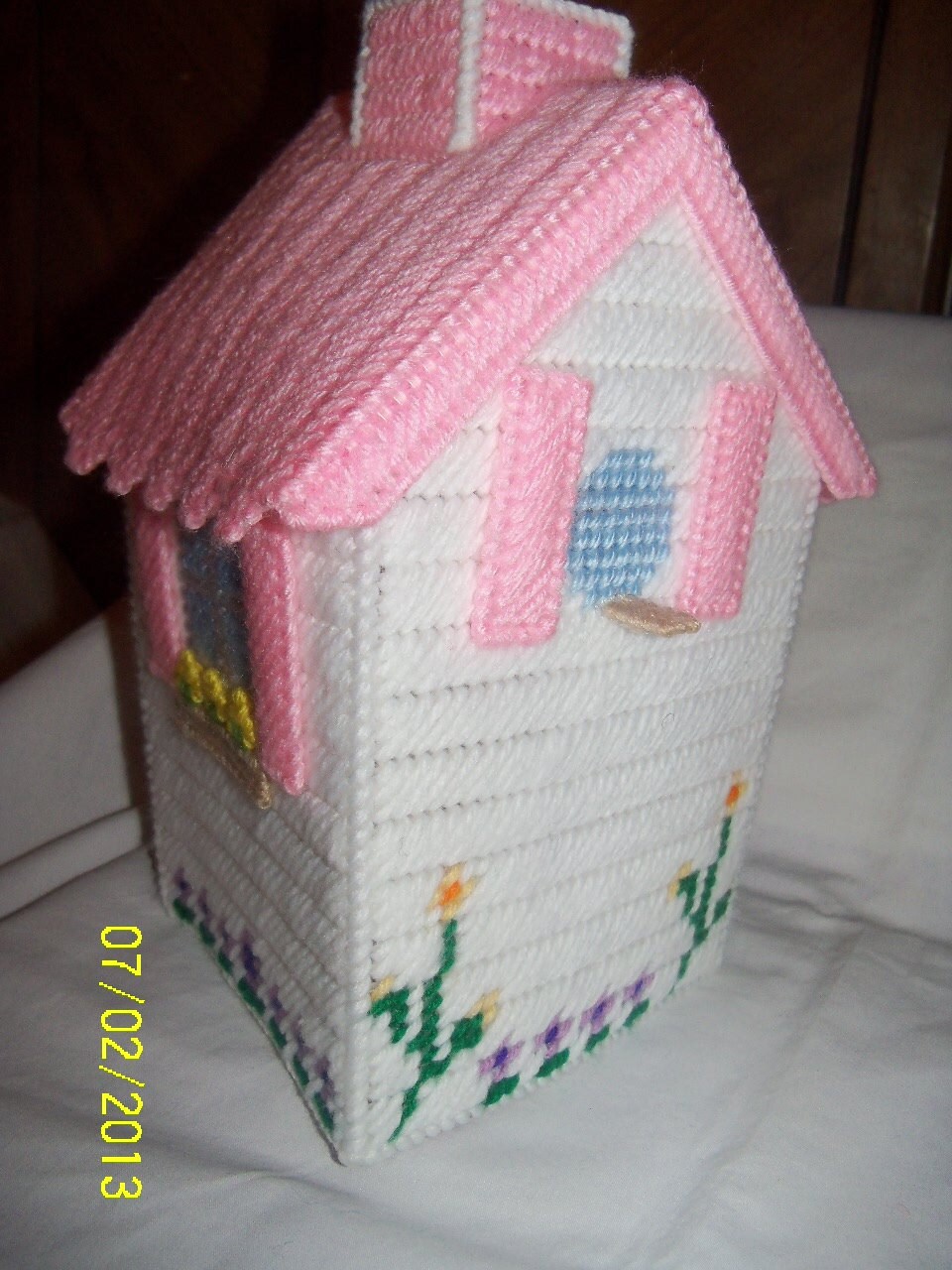 Spring Birdhouse Tissue Box Cover - Etsy