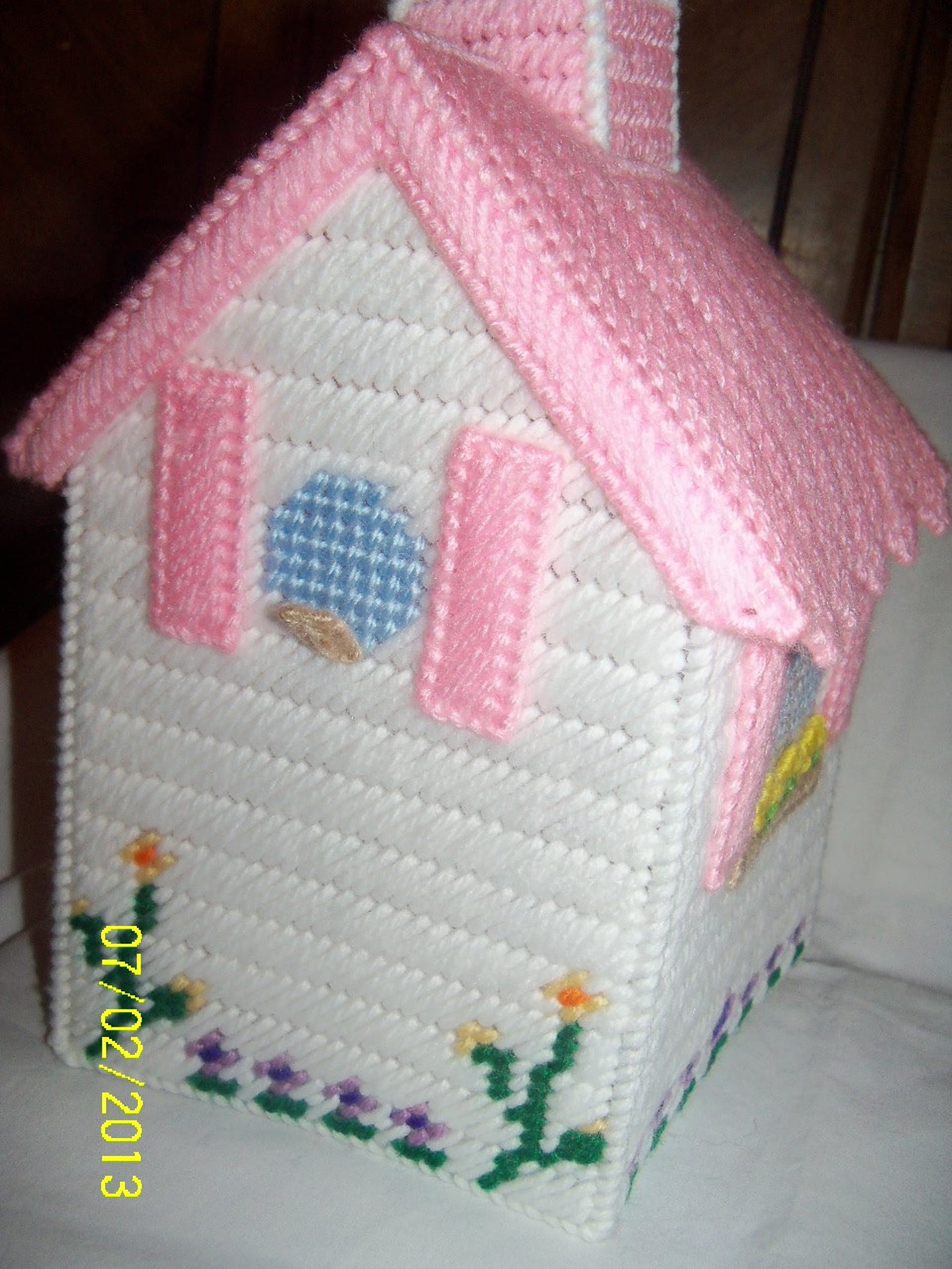 Spring Birdhouse Tissue Box Cover - Etsy