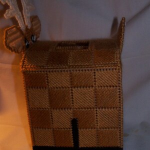 Handmade Plastic Canvas Rudolph Tissue Box Cover - Etsy