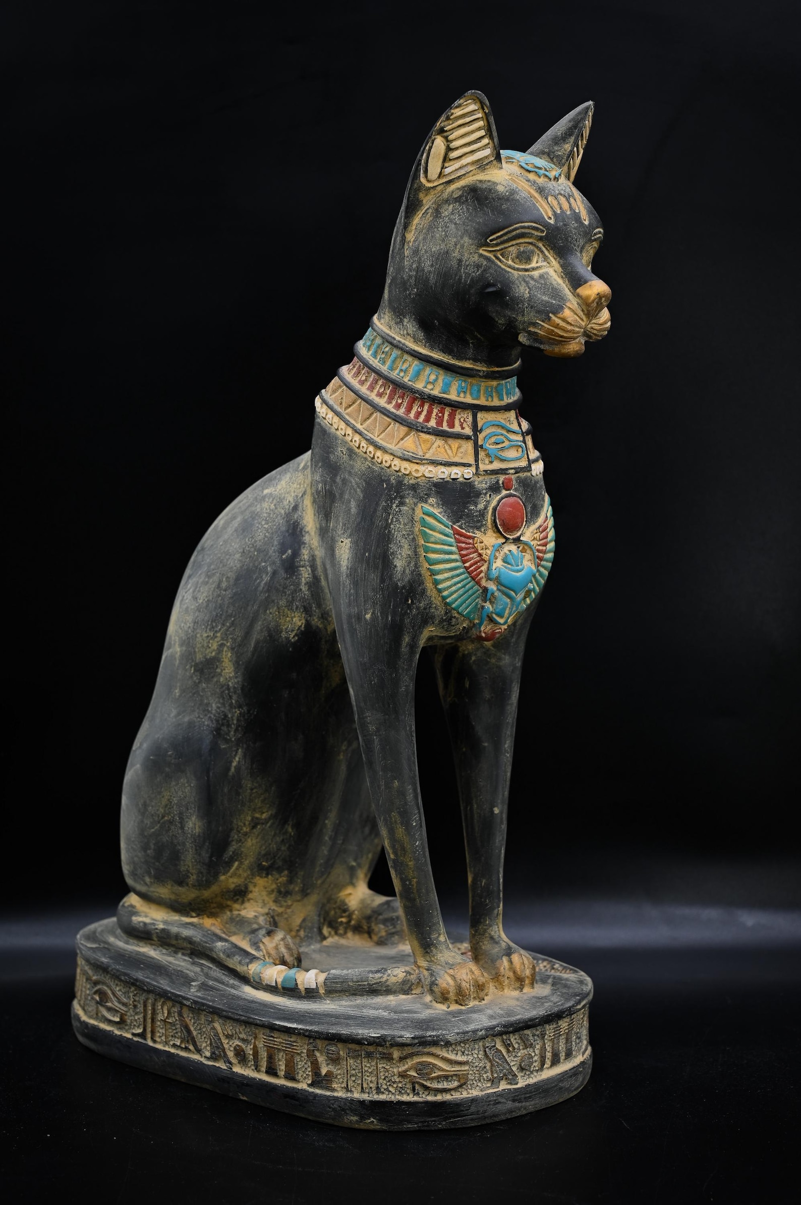 Egyptian Bastet Cat Statue: Large Stone, Made in Egypt. - Etsy