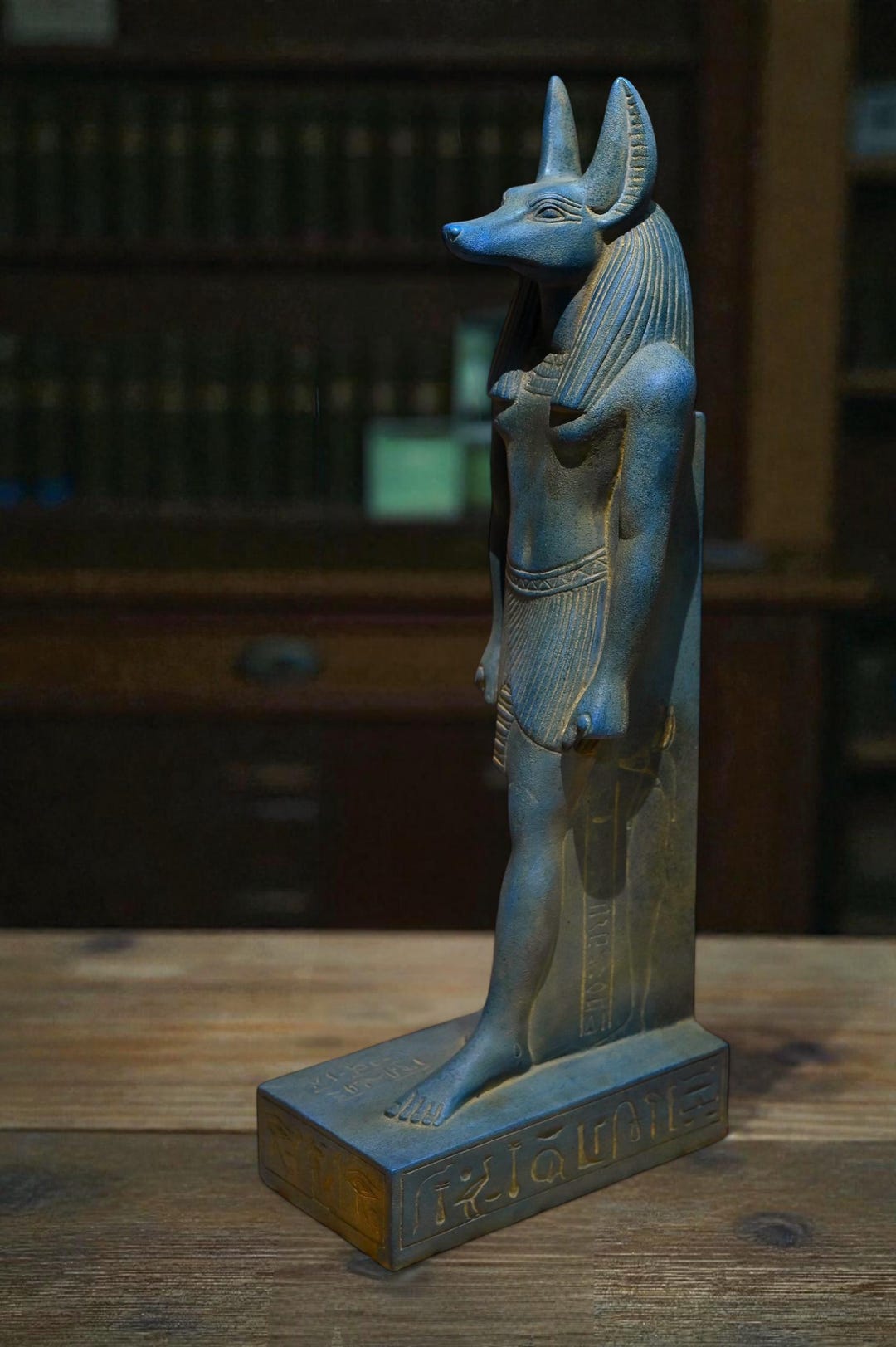 Handcrafted Large Anubis Statue - Ancient Egyptian God of the ...