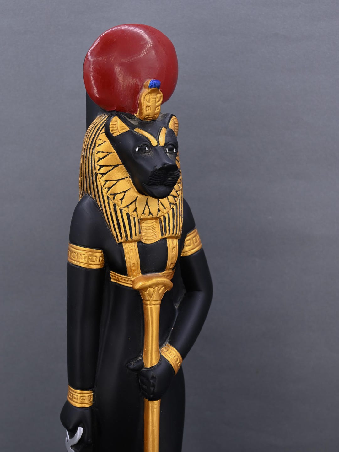 Large Statue of Goddess Sekhmet Standing, Egyptian Art Handcrafted ...
