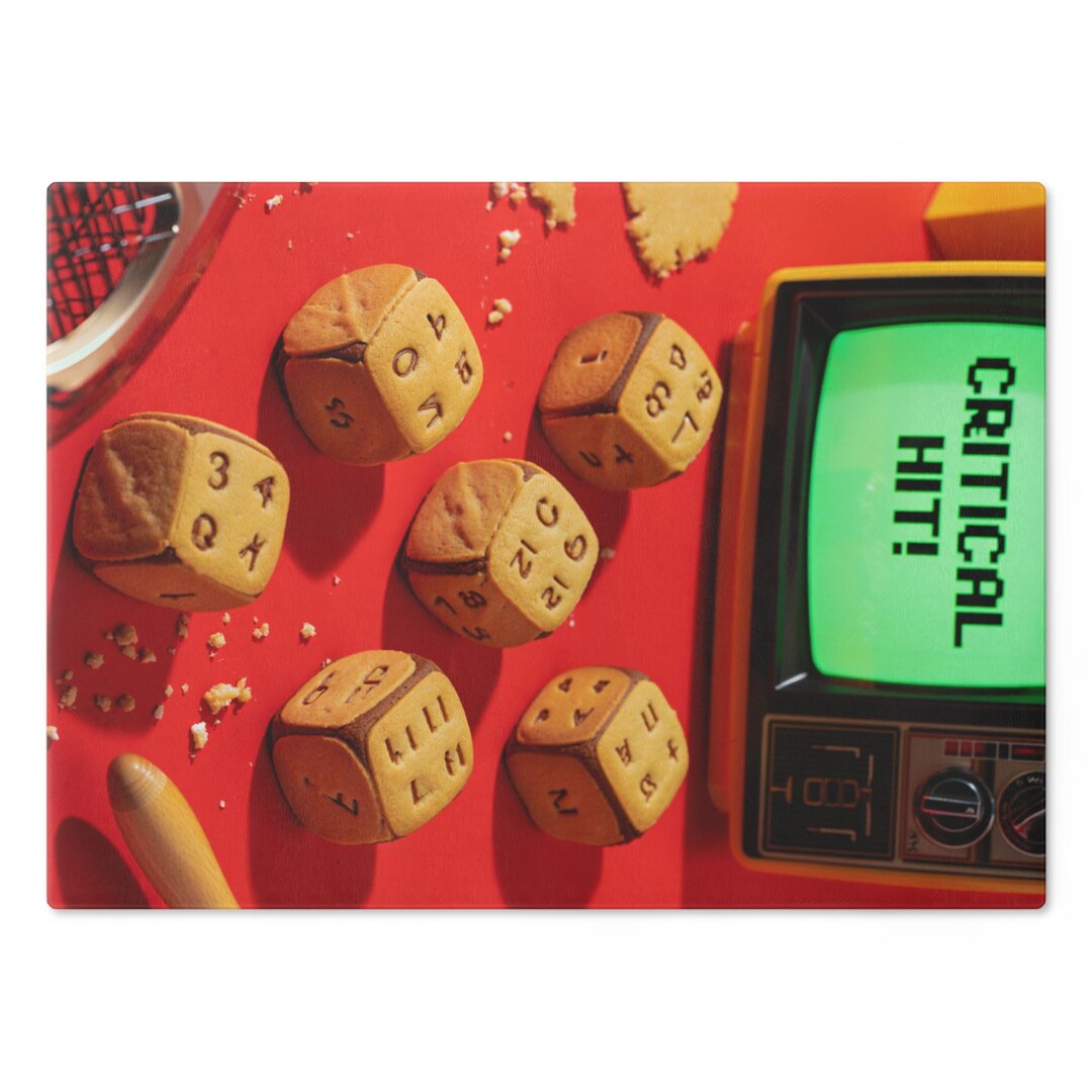 Retro Gaming Cutting Board - Perfect for Gamers, Kitchen Decor ...