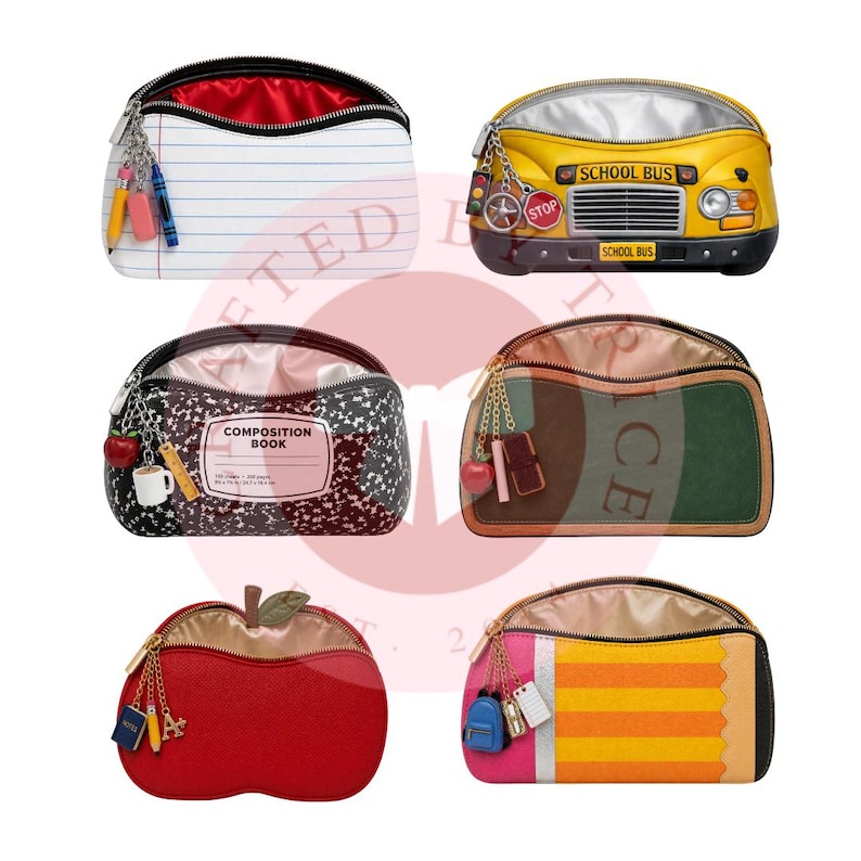 Teacher Appreciation Gift Bag Bundle PNG, School Themed Printable Bags ...