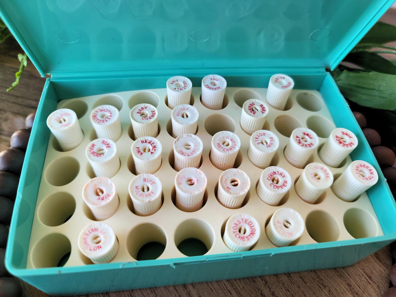 Vintage Avon Sample Lipstick Case With Sample Lipstick Tubes, Makeup ...