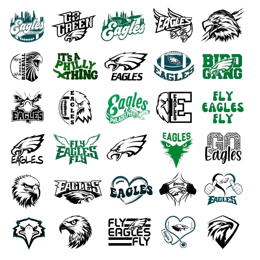 Eagles SVG Bundle, 35 Eagle SVG Designs, Eagle Head Svg, Eagles Cricut ...