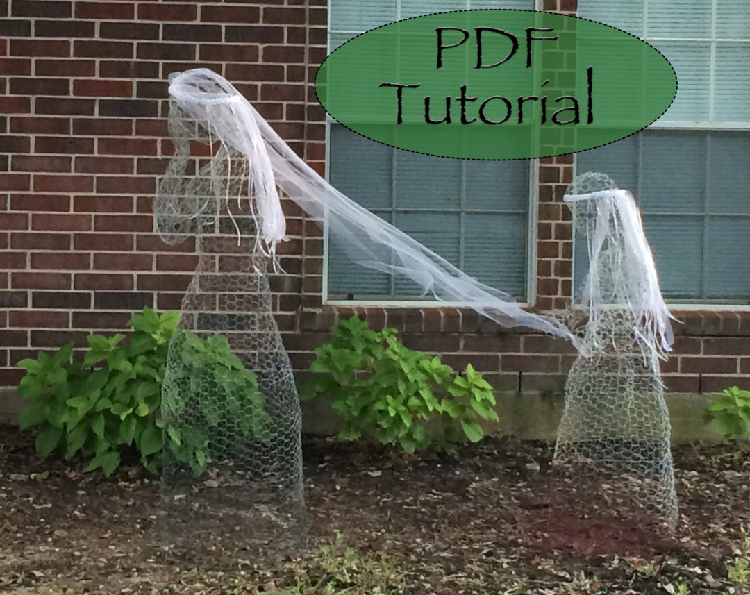Wire Ghost Tutorial - for Spooky Halloween Decorations! - Etsy