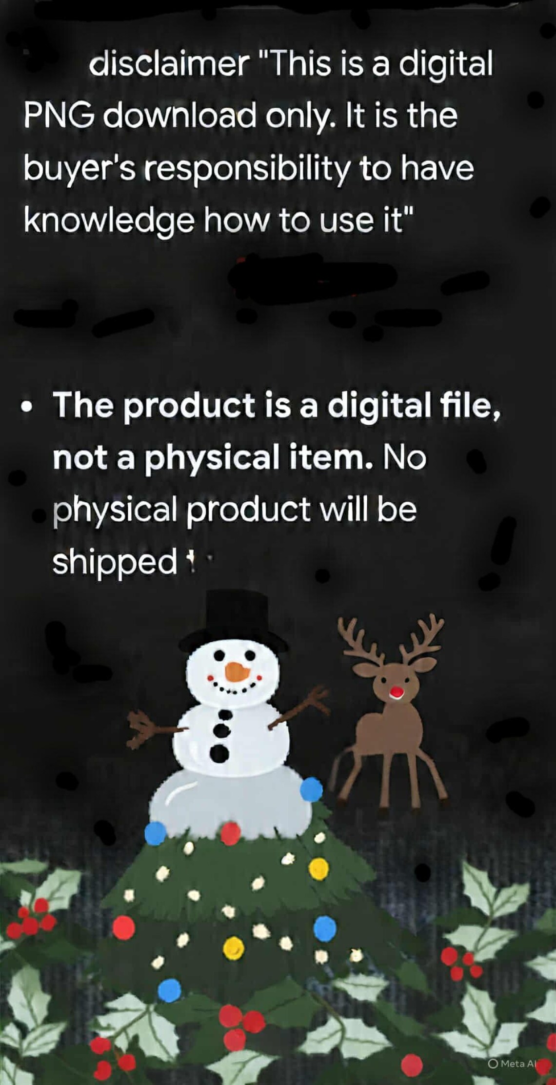 Christmas Highland Cow Fun File: Winter Holiday (digital Download) - Etsy
