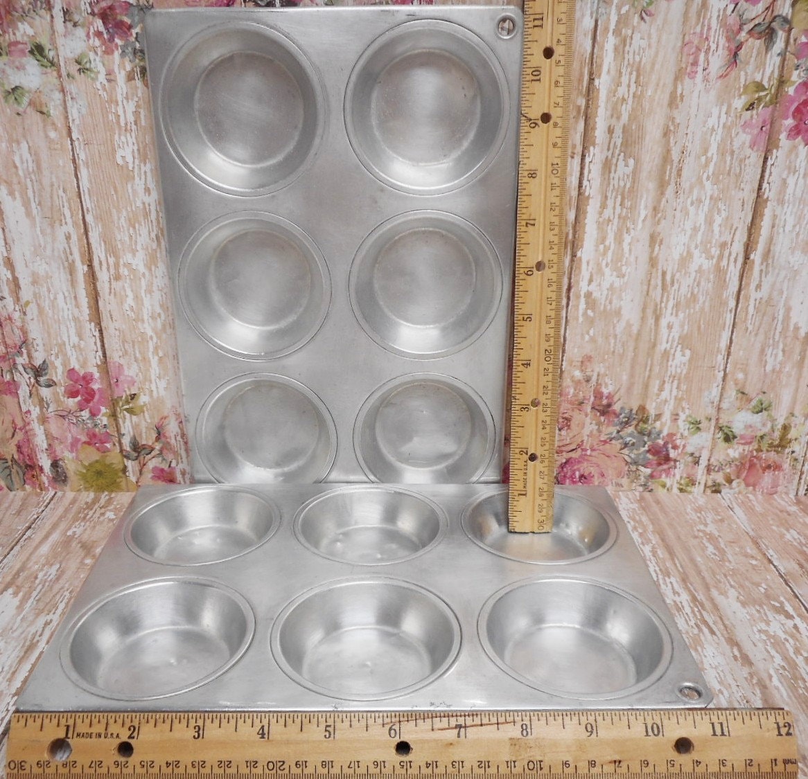 Cupcake Pans Set of 2 Tart Pans Shallow Whoopie Pie Pans | Etsy