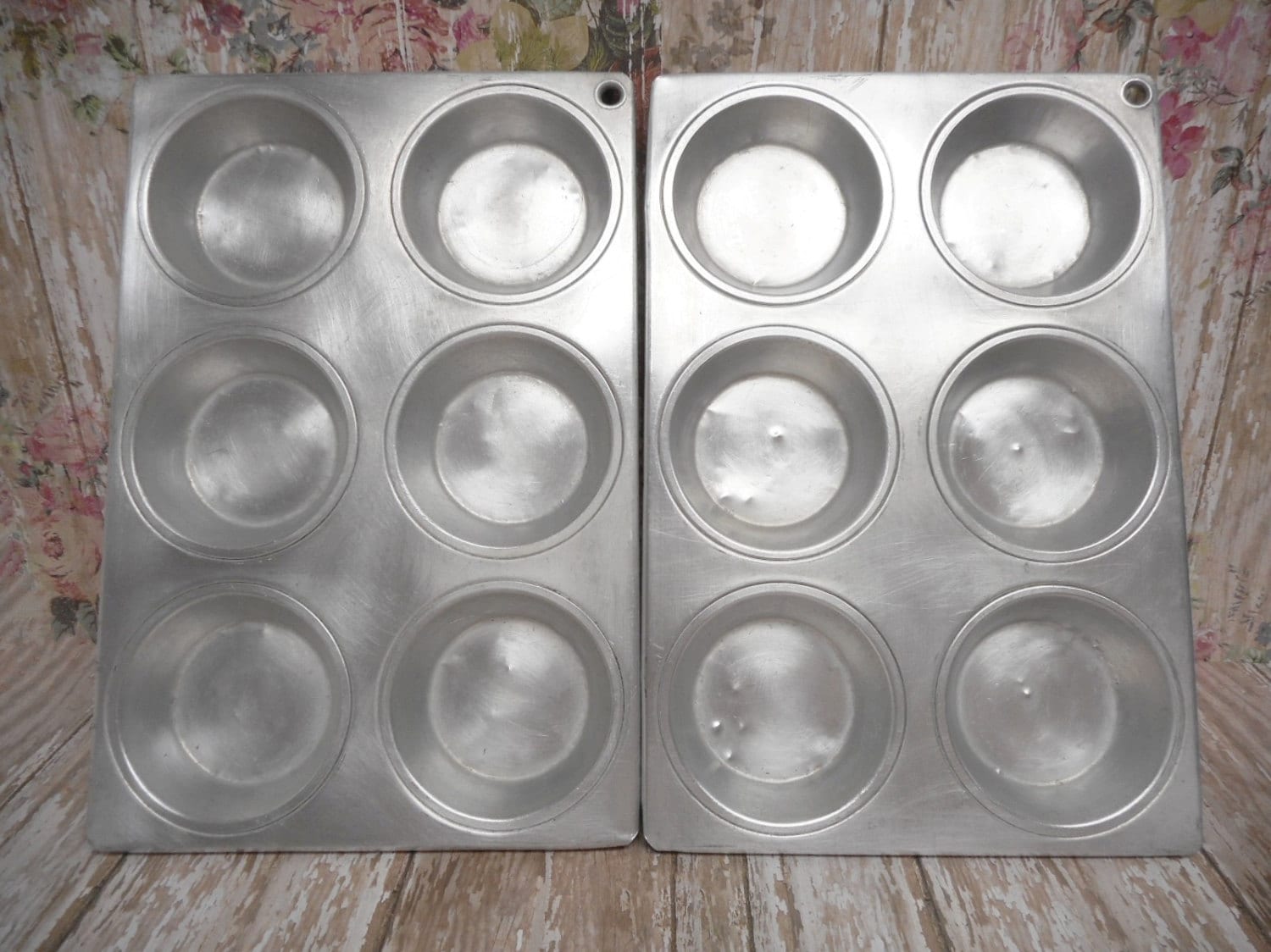 Cupcake Pans Set of 2 Tart Pans Shallow Whoopie Pie Pans | Etsy
