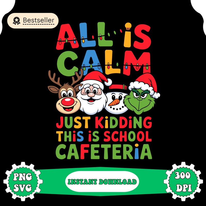 Calm School Christmas - Etsy