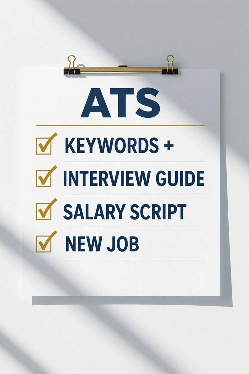 UK CV Template Pack: Ats-friendly, Cover Letter, Interview Guide ...