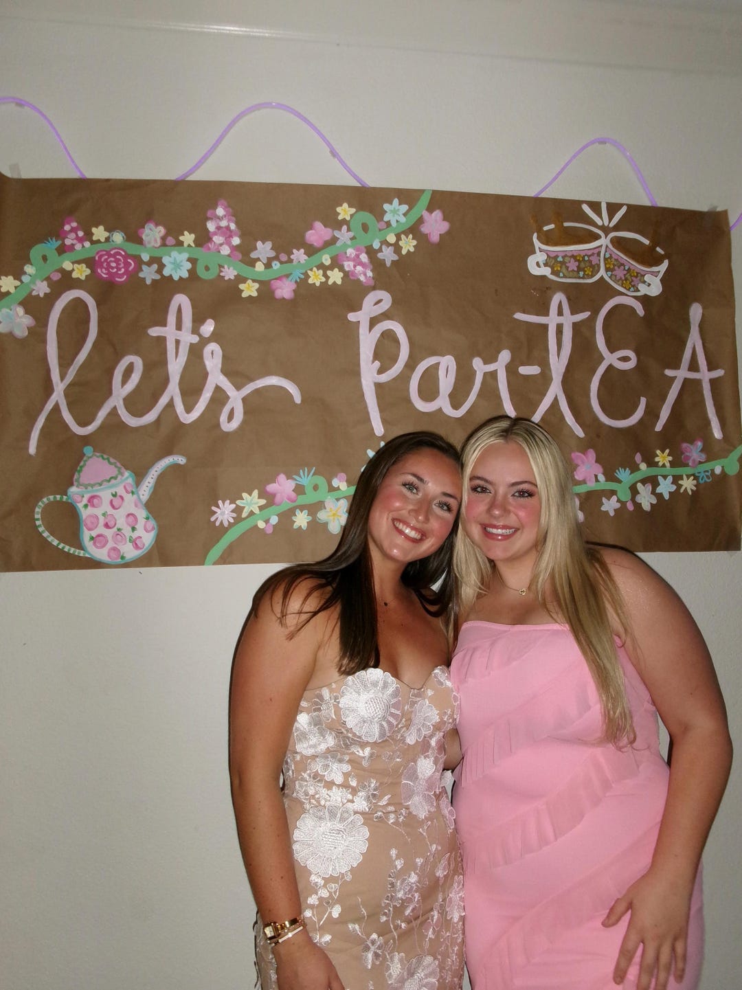 Custom Hand Painted Brown Paper Banner - Etsy