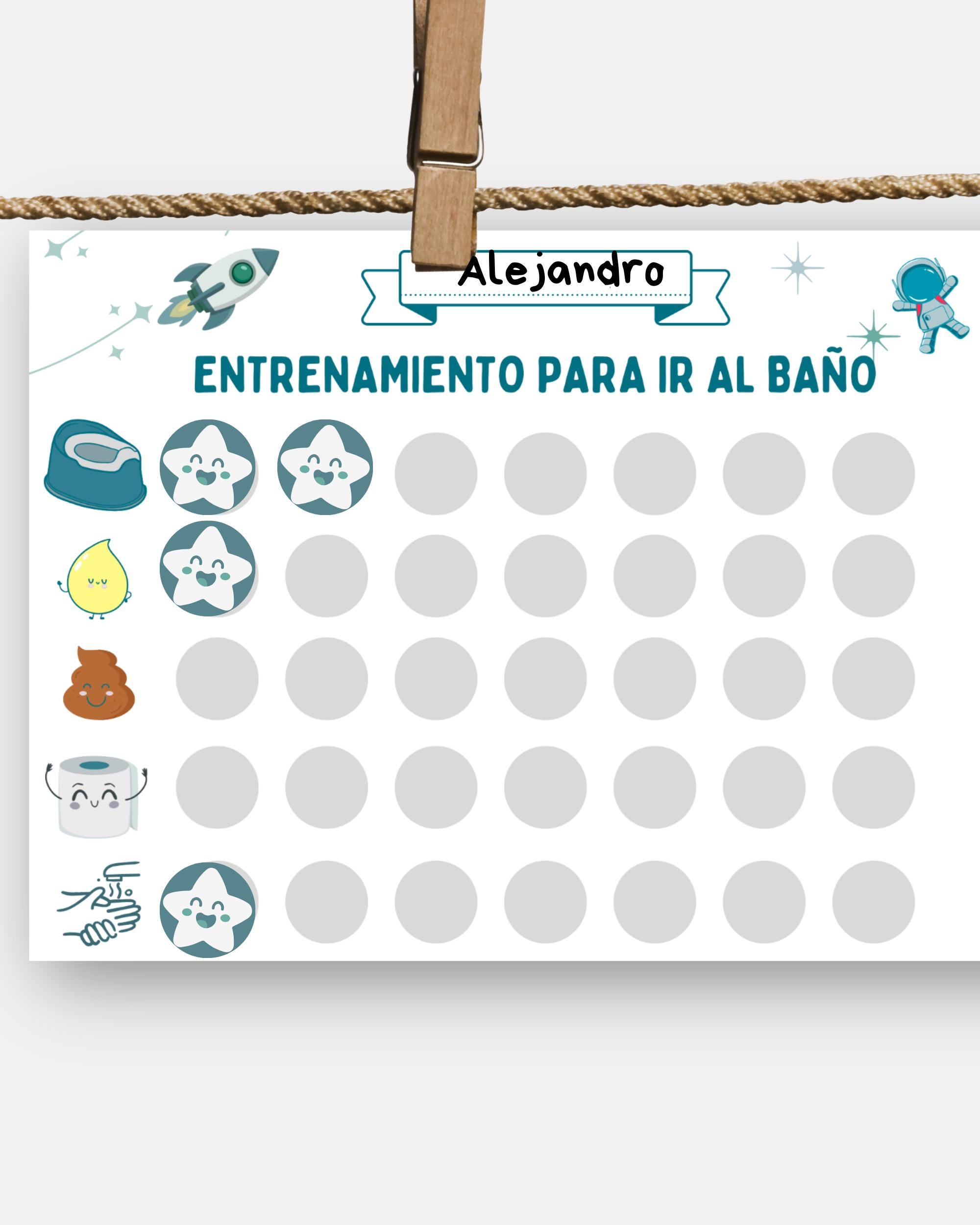 Potty Training Chart | Montessori Reward Tracker (PDF Download) - Etsy