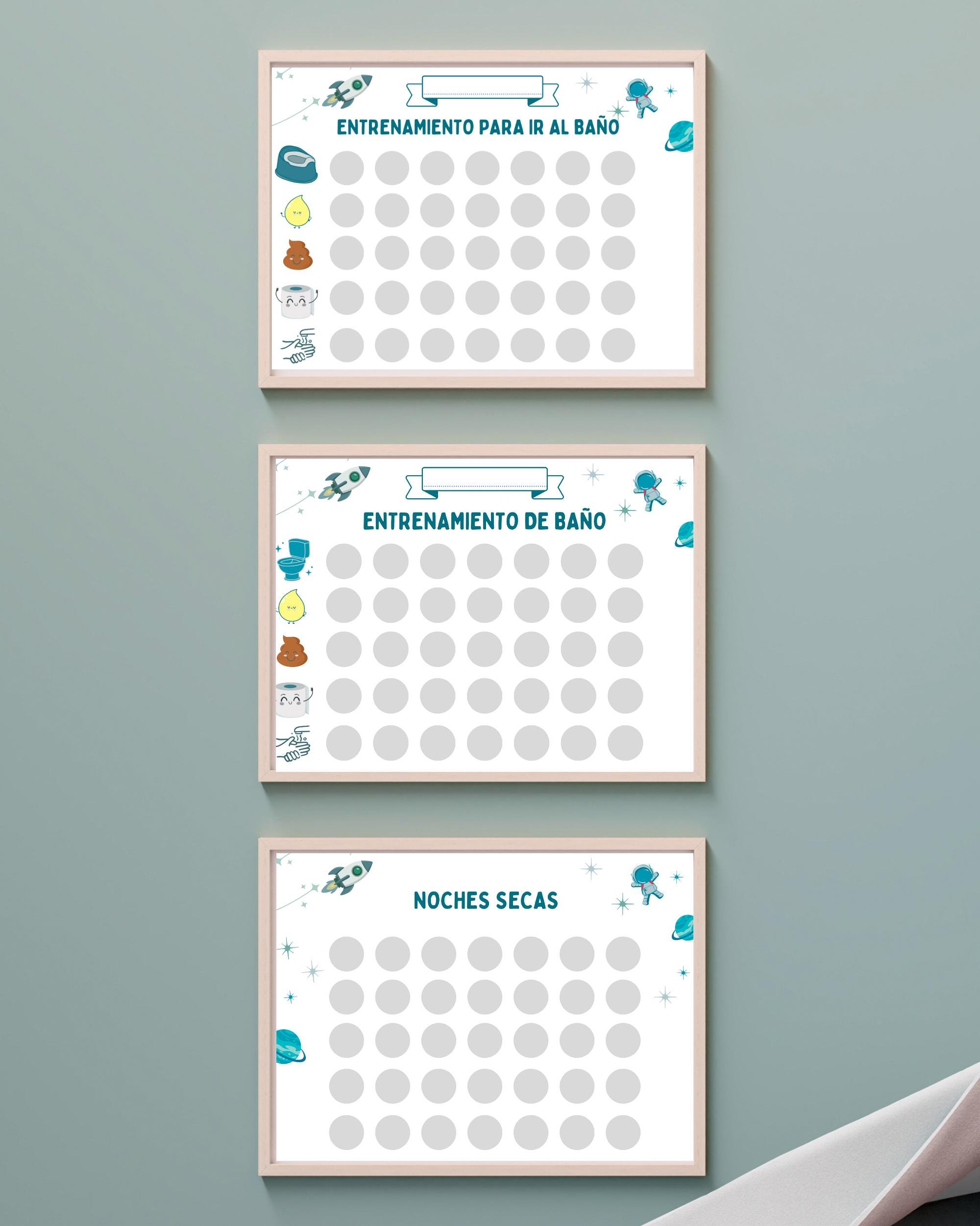 Potty Training Chart | Montessori Reward Tracker (PDF Download) - Etsy