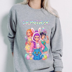 Huntrix Easter Day PNG Bundle, Happy Easter Day Png, Kpop Huntrix ...