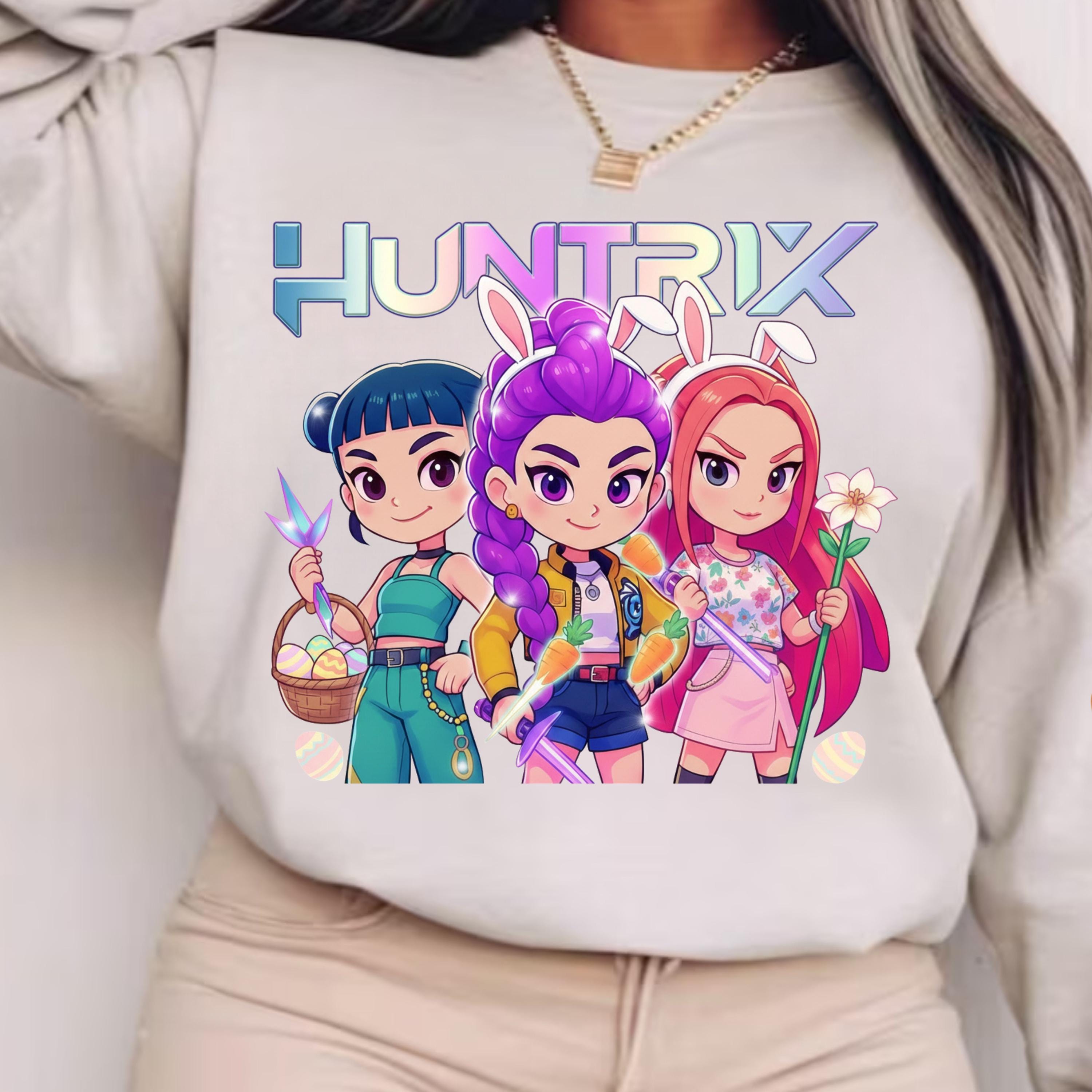 Huntrix Easter Day PNG Bundle, Happy Easter Day Png, Kpop Huntrix ...