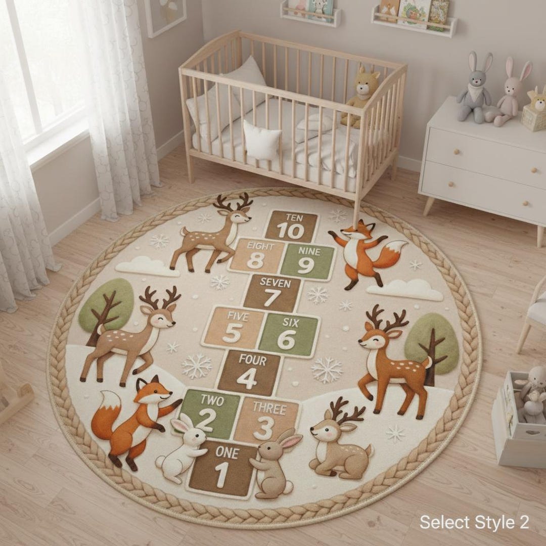 Montessori Sensory Path Rug, Motor Skills Play Mat, Nursery Activity ...