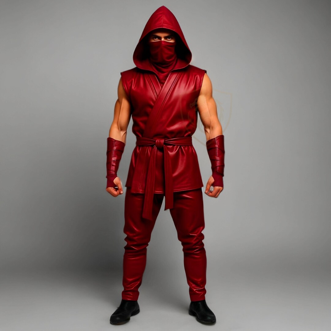 Medieval Assassin Cosplay Costume Genuine Leather Armor Hooded Vest ...