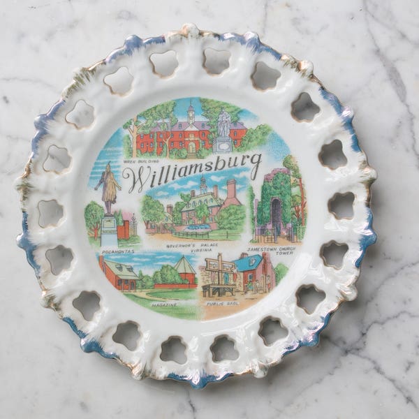 Colonial Williamsburg Plate - Etsy