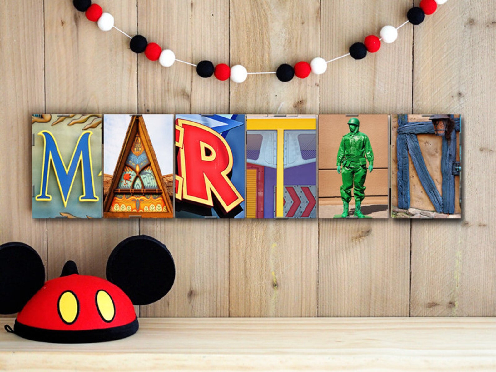 DISNEY THEMED Kids Name Sign in Alphabet Photography all | Etsy