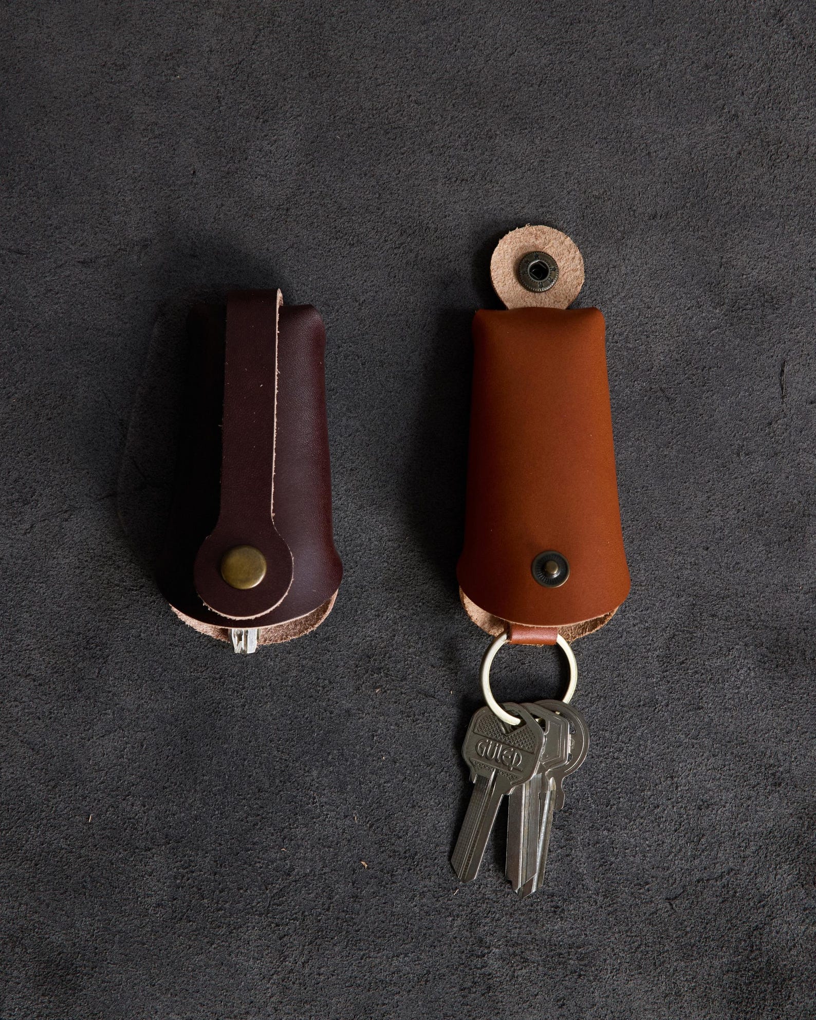 Executive Leather Key Holder – Handmade Personalized Origami Key Case ...