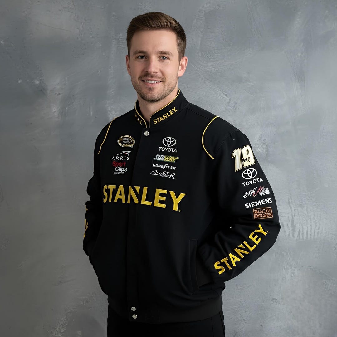 Stanley Nascar F1 Inspired Racing Jacket Embroidered Bomber Style Free ...