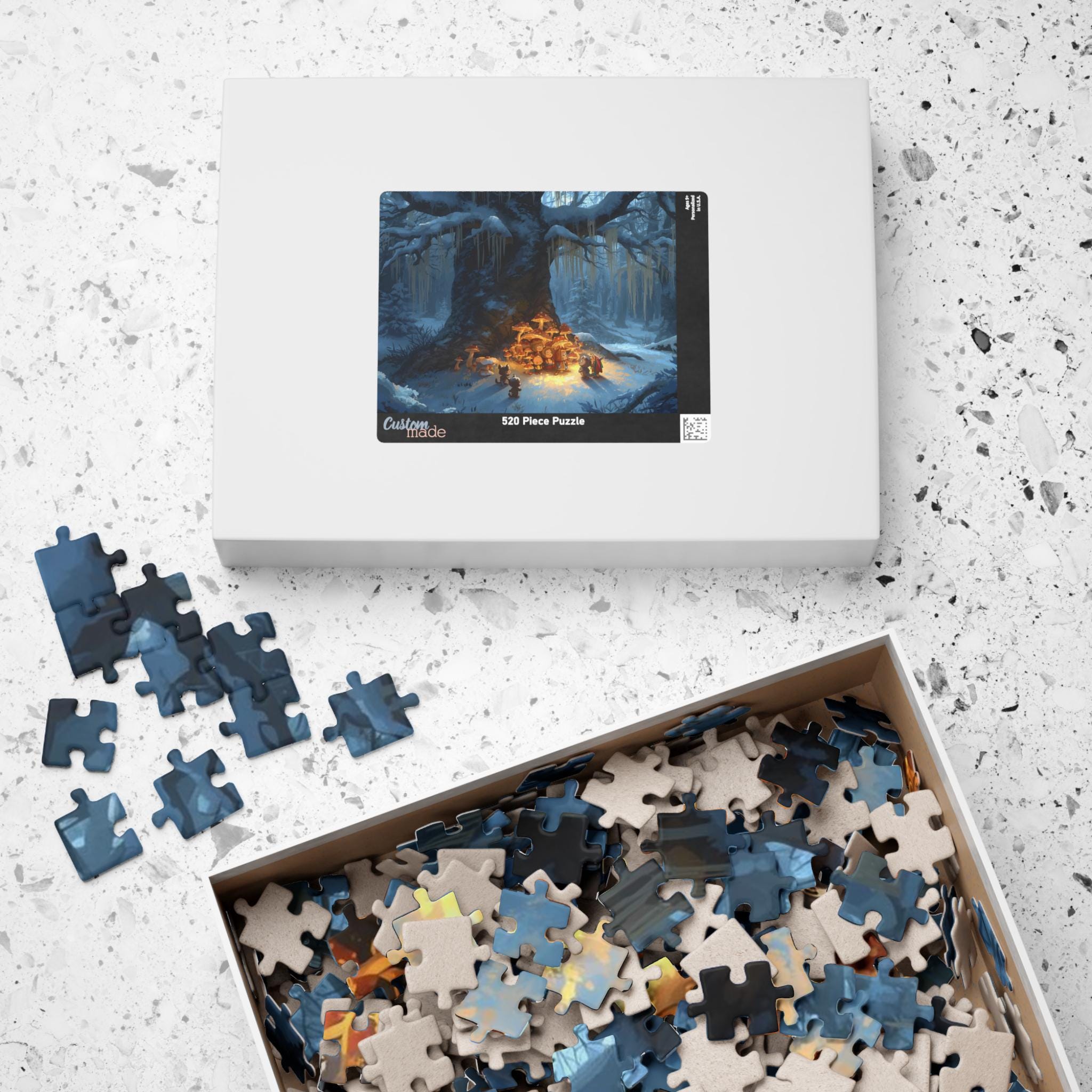 Winter Wonderland Puzzle - Cozy Scene, Holiday Fun, Family Activity ...