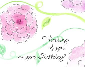 Sad Birthday Card - Etsy