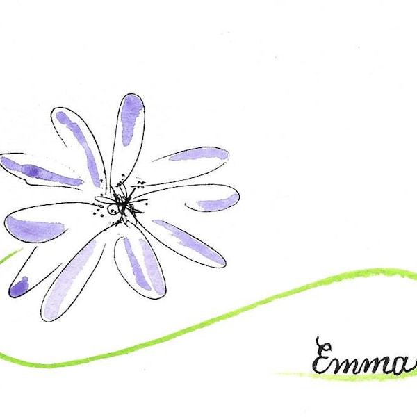 Secret Santa Name Cards - Etsy