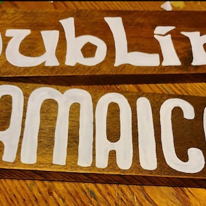 Wooden Destination Signs - Etsy