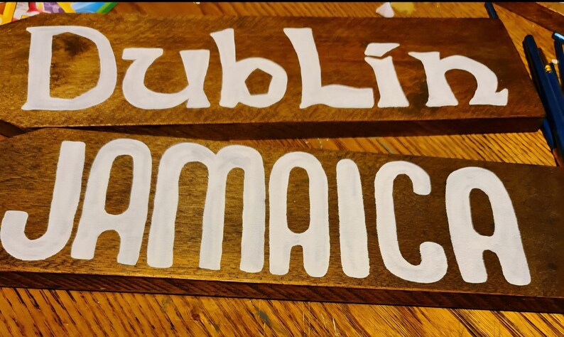 Wooden Destination Signs - Etsy