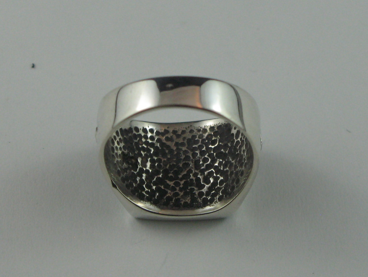 Oil Rig Unisex Sterling Silver Ring - Etsy