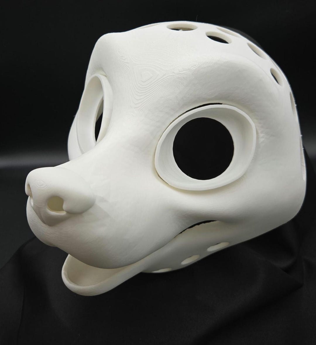 Toony Fox Head Base - TPU Soft - 3D Printed Fursuit Head for DIY ...