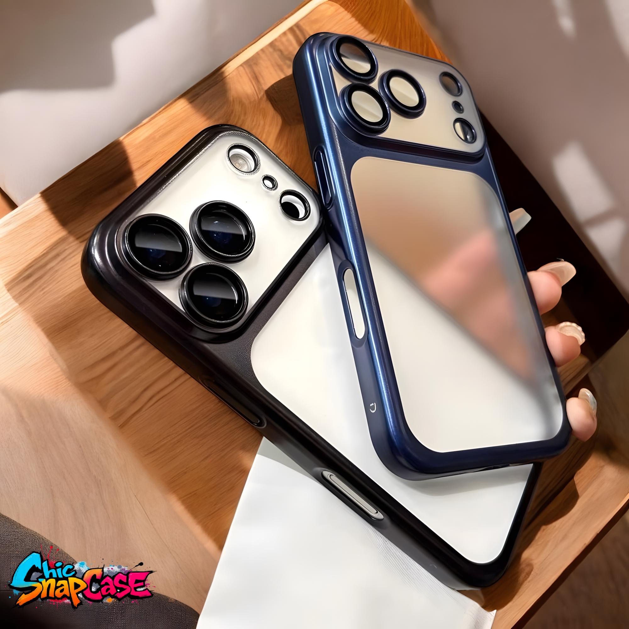 Matte Transparent iPhone Case: Shockproof Hard PC Cover With Lens ...