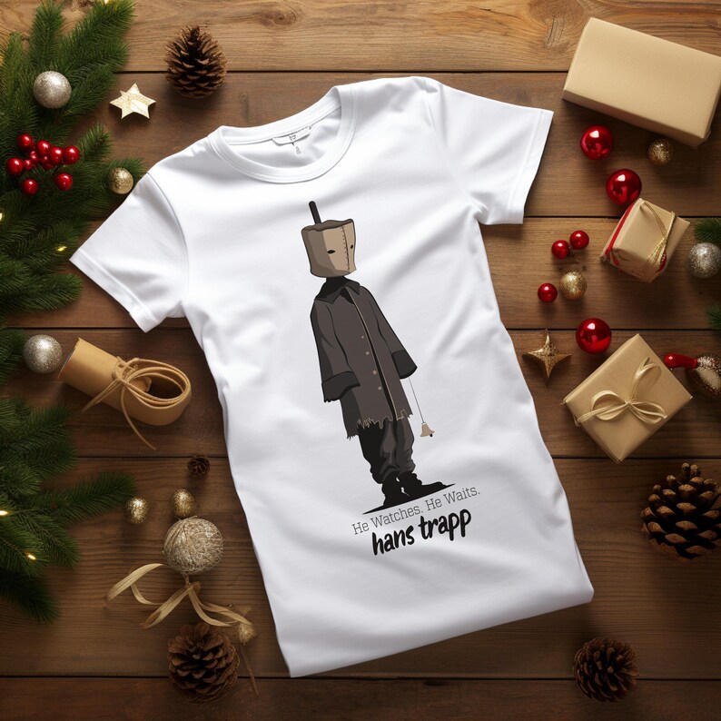 Hans Trapp – Dark Folklore Minimal Flat Illustration PNG for Apparel ...