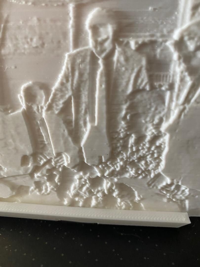Custom Made 3D Printed Lithophanes Black and White - Etsy